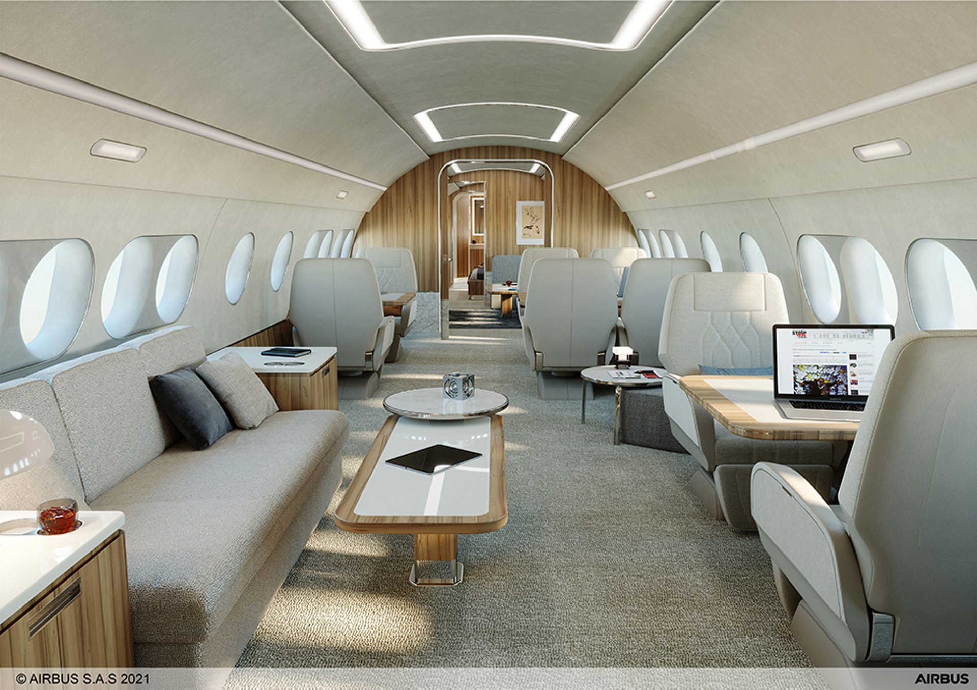 AIRBUS – ACJ Two Twenty, the new member of the family sports a new ...