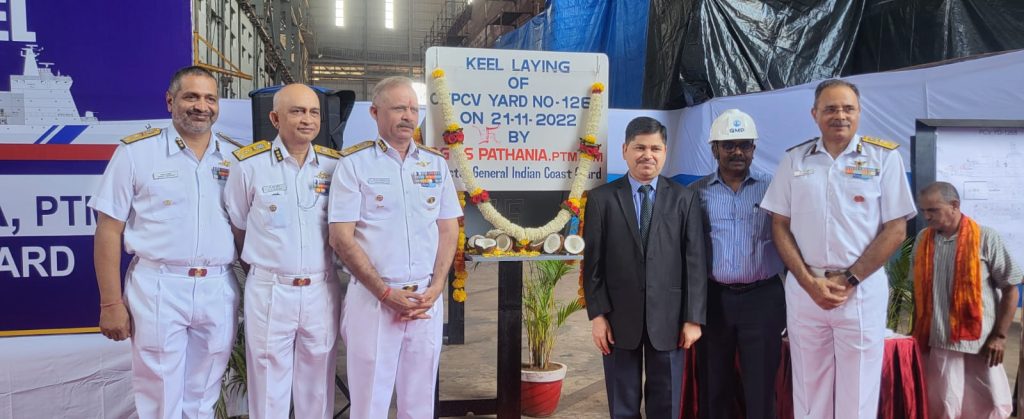 Keel Laid For Construction Of Two Coast Guard Pollution Control Vessels ...