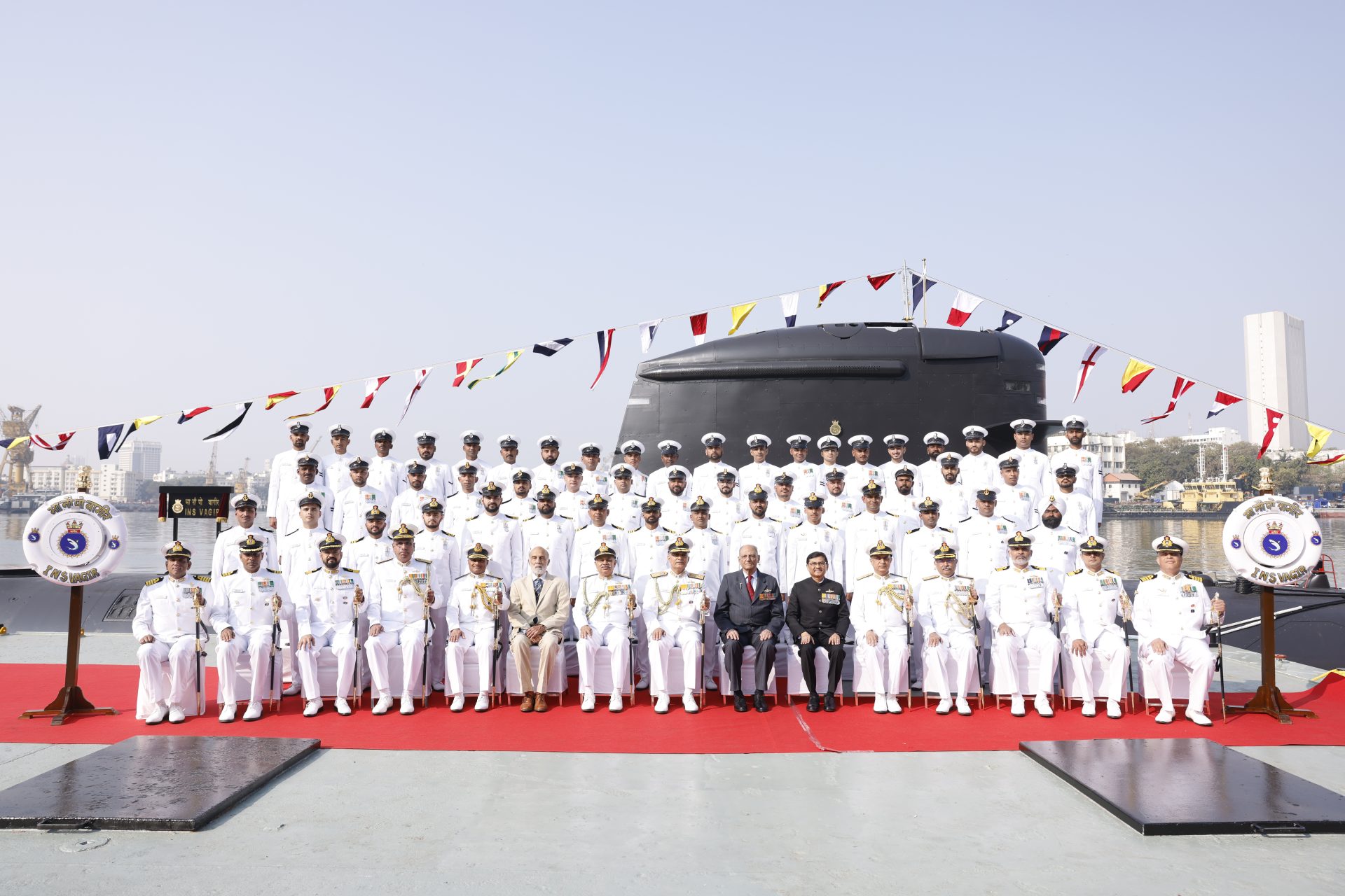 Indian Navy Commissioned Its 5th Kalvari-Class Submarine INS Vagir ...